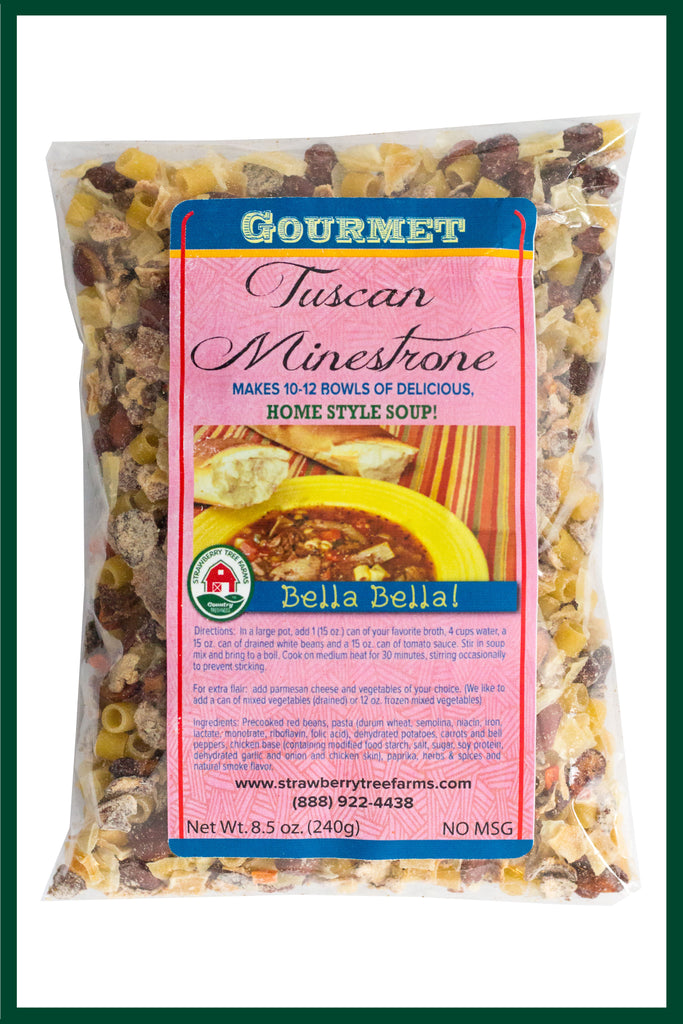 Tuscan Minestrone Soup Mix | Gourmet Dehydrated Dry Soups – Strawberry ... Tuscan Minestrone Soup Mix | Gourmet Dehydrated Dry Soups – Strawberry ...